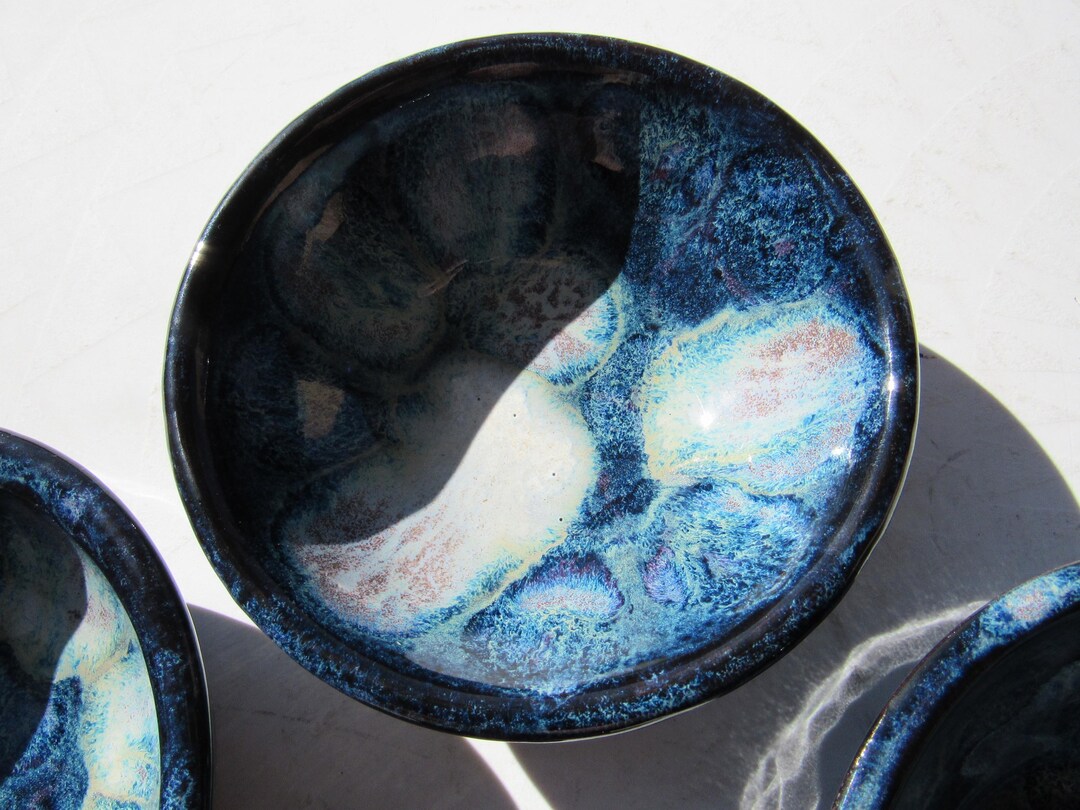 Drip Glaze Bowls Cookware Serving Handmade Pottery - Etsy