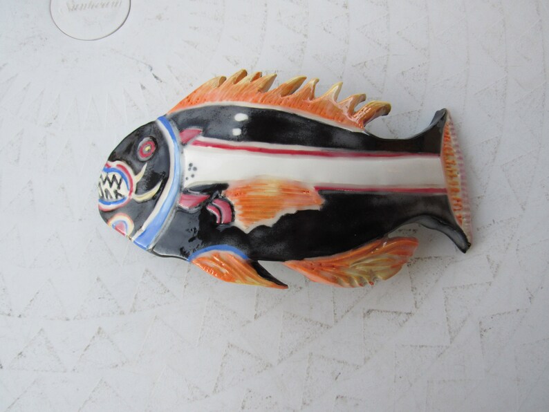 Multi Color Bathroom Fish Handmade - Etsy
