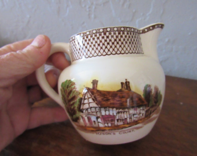 Vintage Myott Hanley Son & Co Porcelain Small Pitcher or Creamer - Etsy