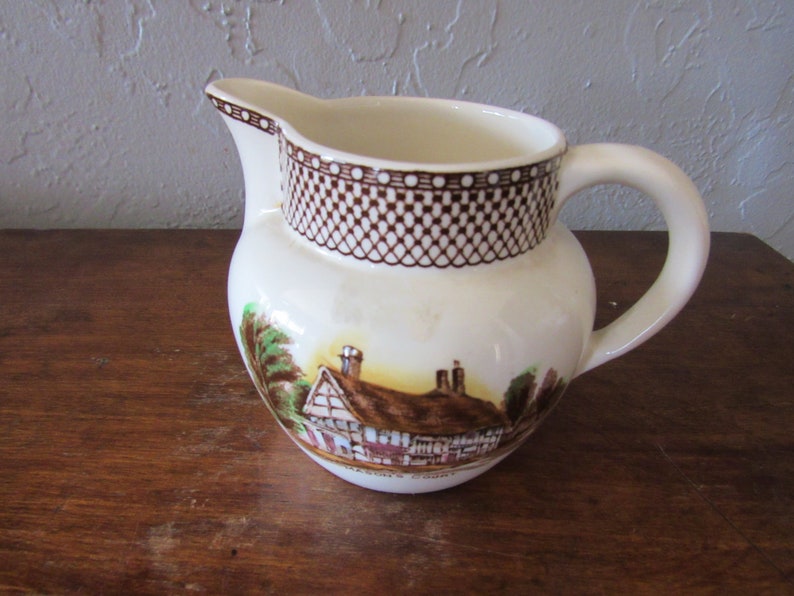 Vintage Myott Hanley Son & Co Porcelain Small Pitcher or - Etsy