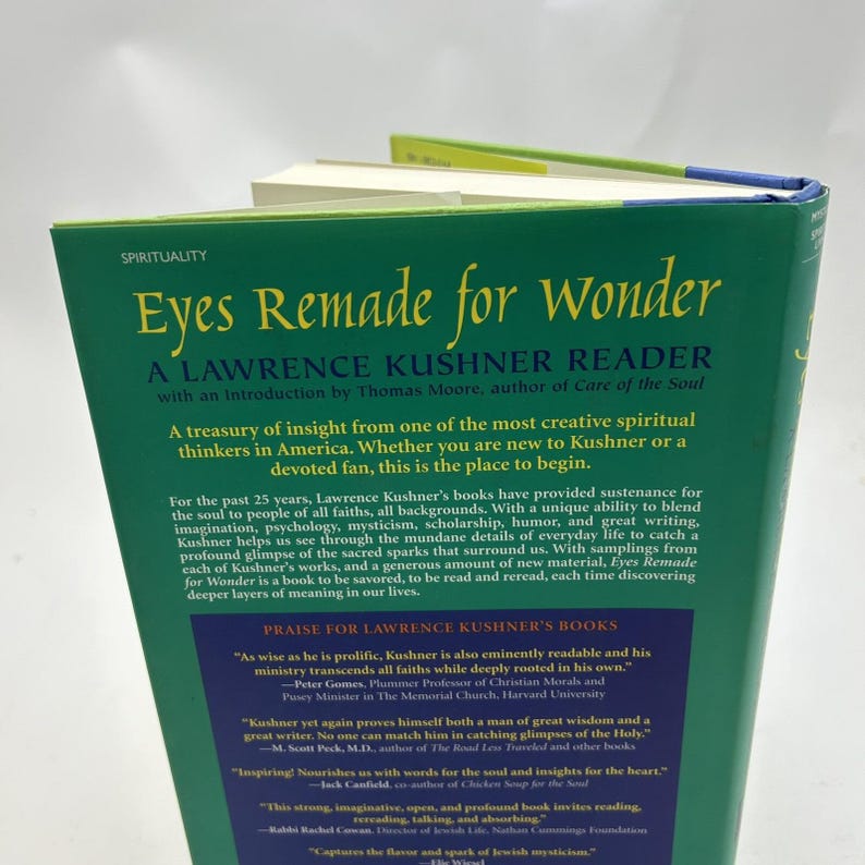 Eyes Remade for Wonder: A Lawrence Kushner Reader by Kushner, Lawrence ...