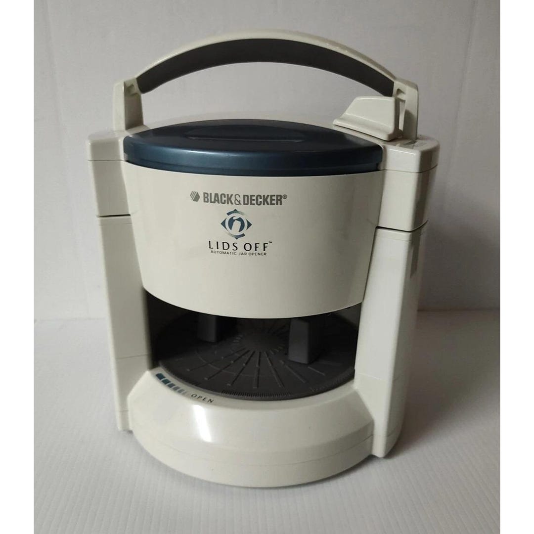 Black & Decker JW200 Lids off Automatic Jar Opener White - Etsy