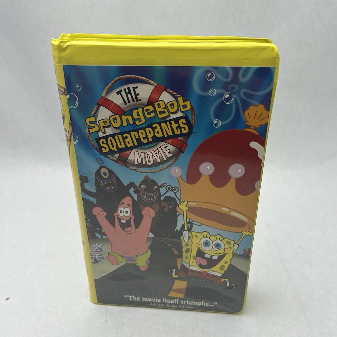 The Spongebob Squarepants Movie VHS Tape 2005 Clamshell Case ...