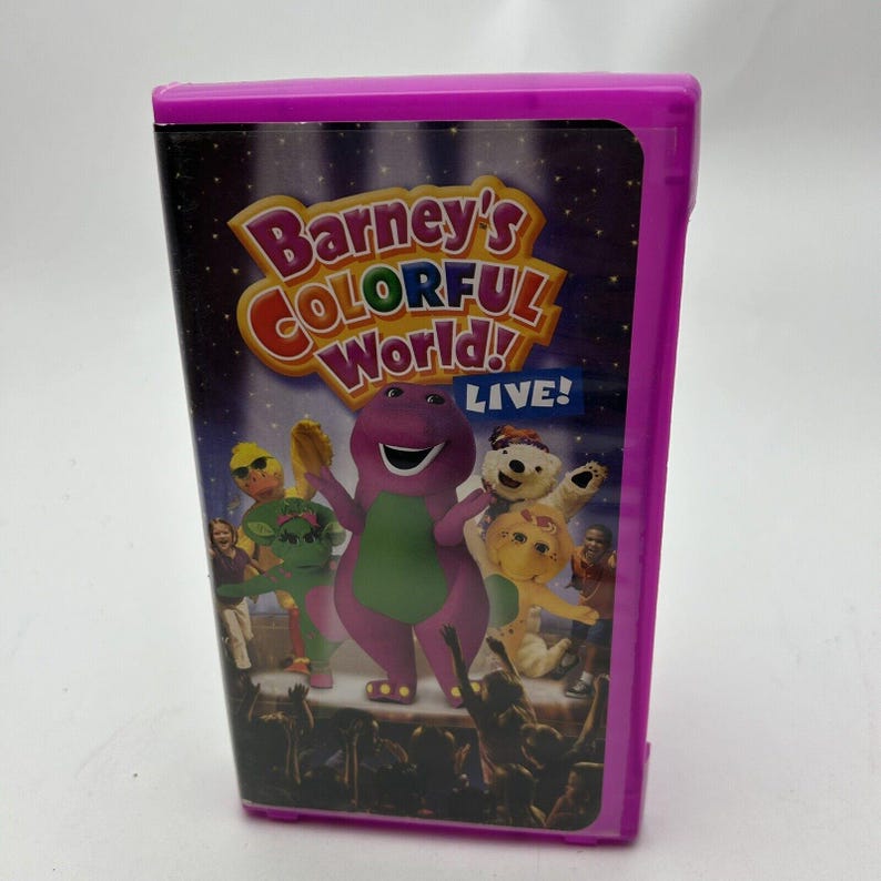 Barney's Colorful World: Live [VHS] [vhstape] [2004] - Etsy