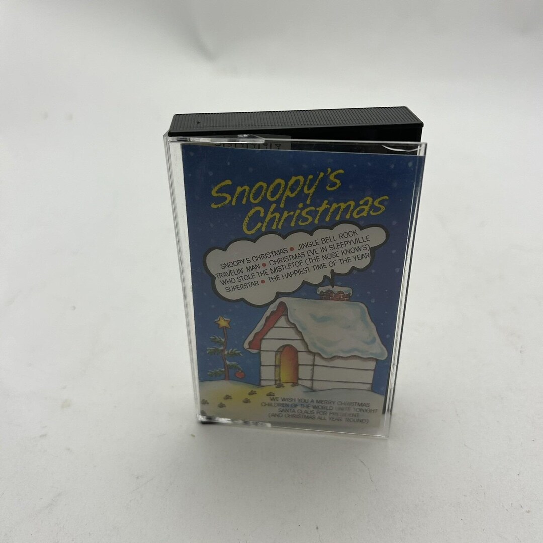 Snoopy’s Christmas (cassette, 1990, PPI Entertainment) - Etsy
