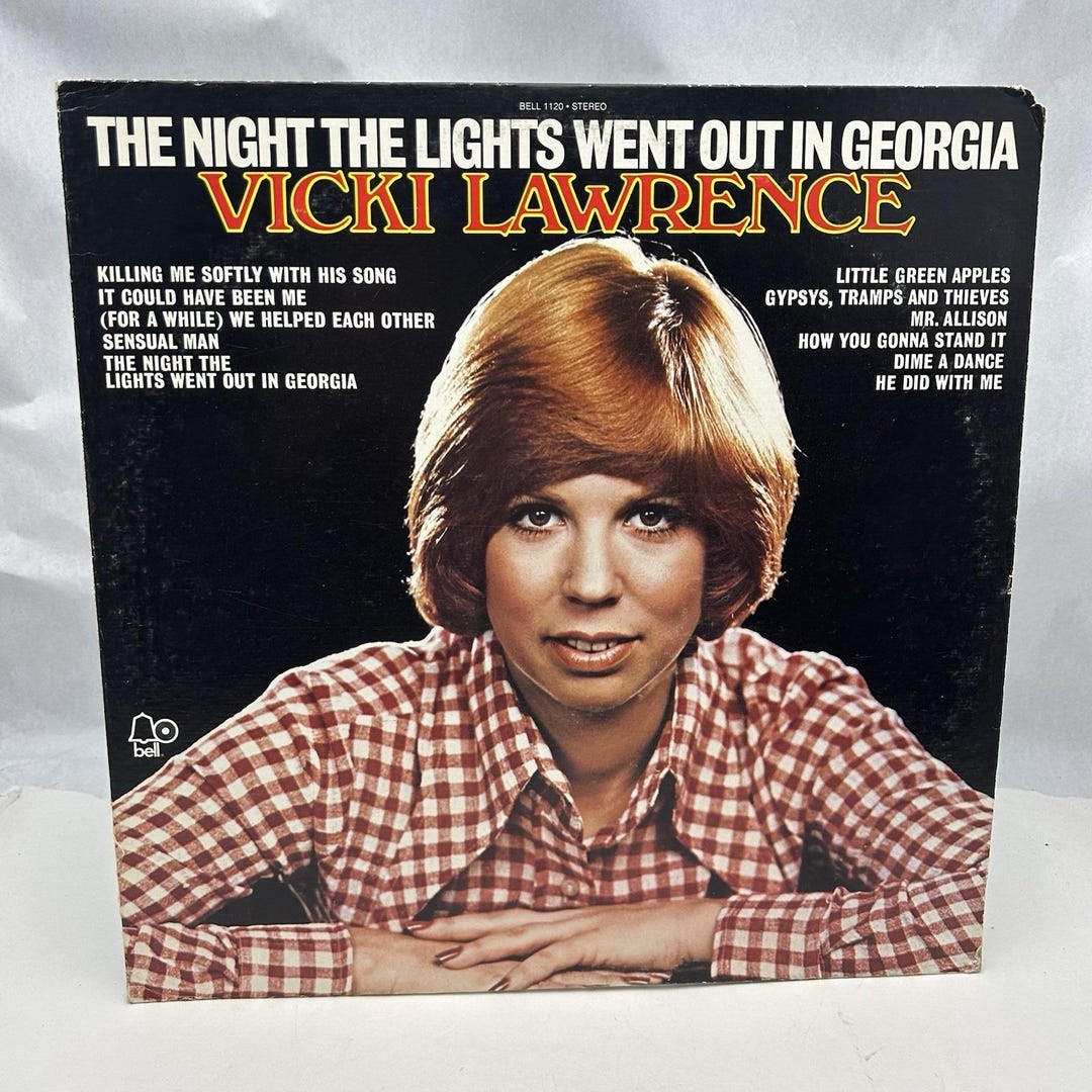 Vicki Lawrence Album The Night The Lights Went Out Super Clean Lp Etsy
