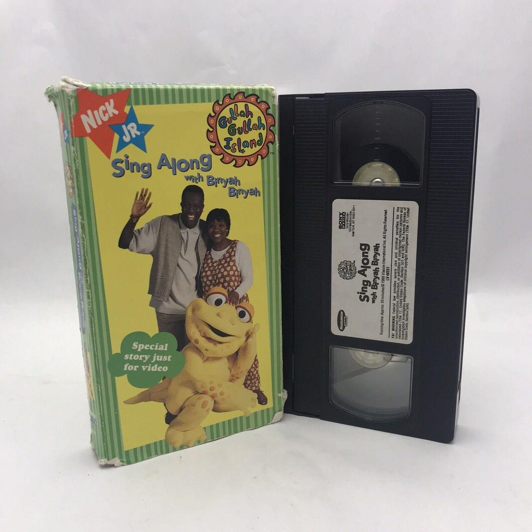 Gullah Gullah Island Nick Jr. Sing Along With Binyah Binyah VHS Rare ...