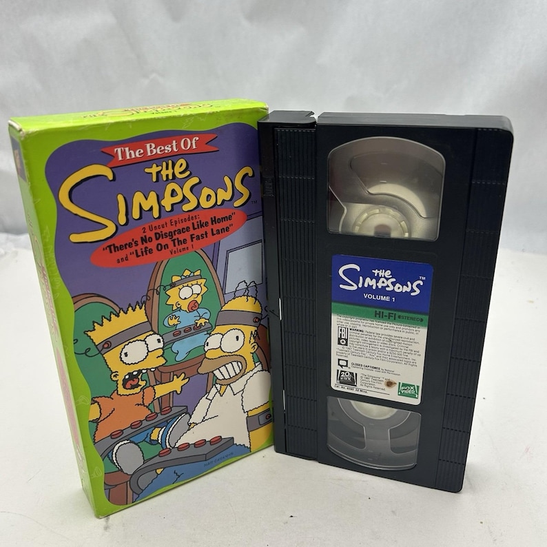 The Best of the Simpsons Volume 1 (VHS, 1997) Comedy, Animated, Hank ...