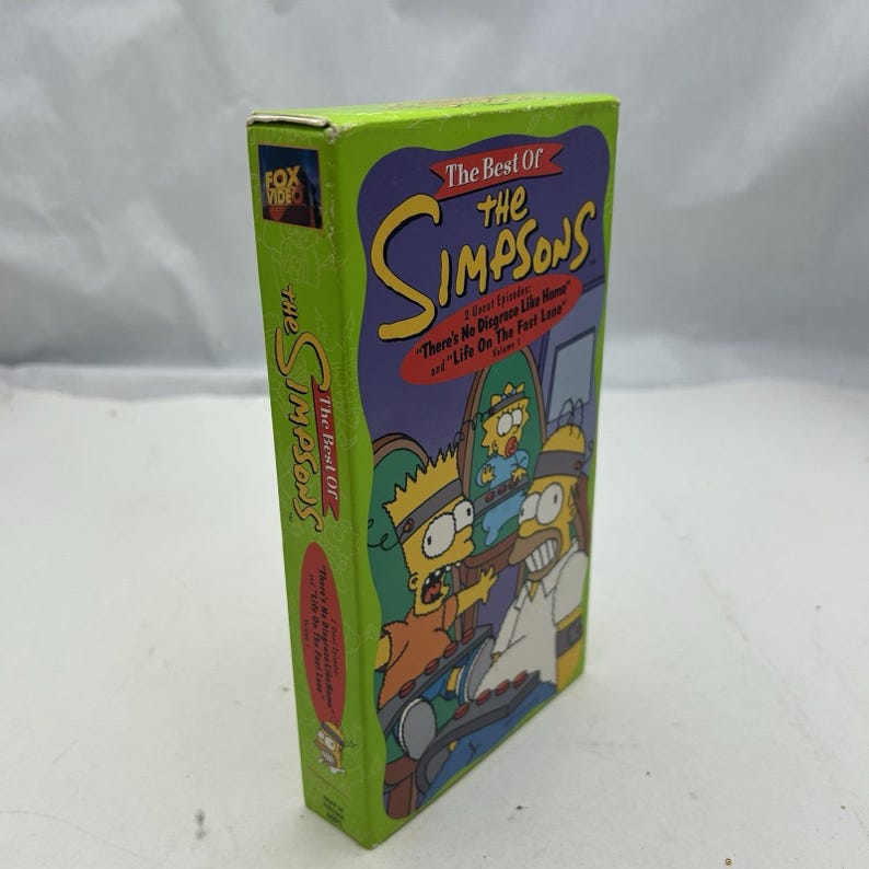The Best of the Simpsons Volume 1 (VHS, 1997) Comedy, Animated, Hank ...