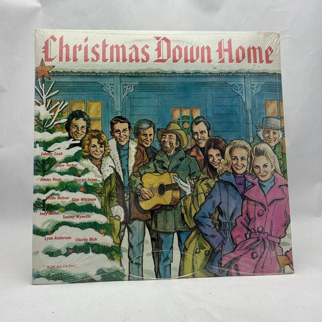 1981 Christmas Down Home Realistic Radio Shack Johnny Cash Vinyl LP ...