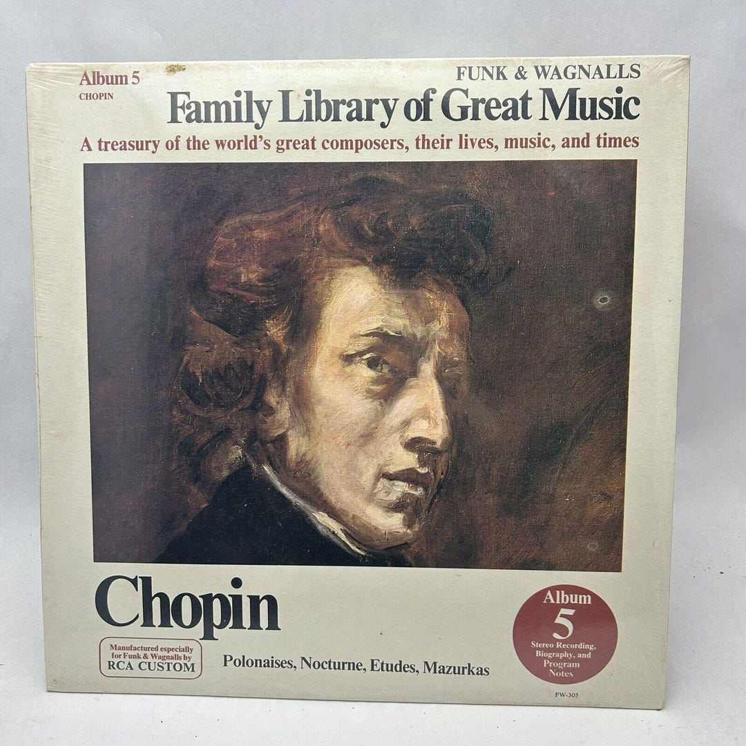 Various: Family Library of Great Music Album 5 Chopin - Etsy