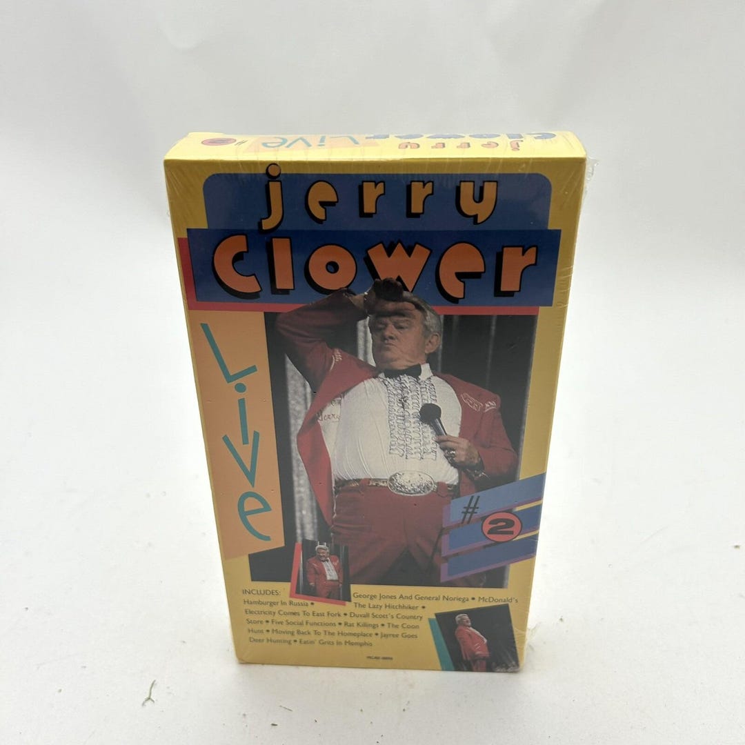 Jerry Clower: Live Vol. 2 VHS - Etsy