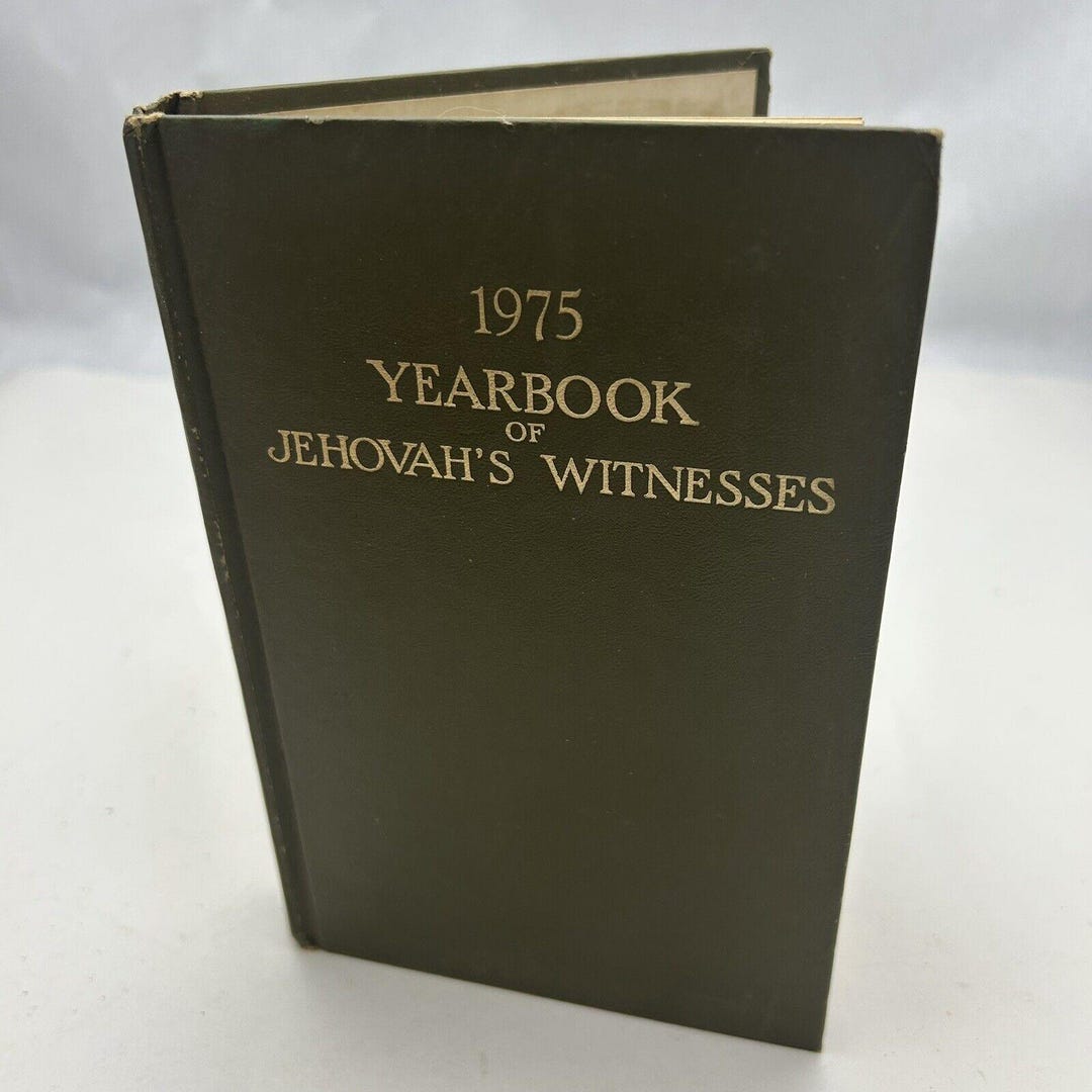 Yearbook of Jehovah"s Witnesses Watchtower Jehovah 1975 - Etsy
