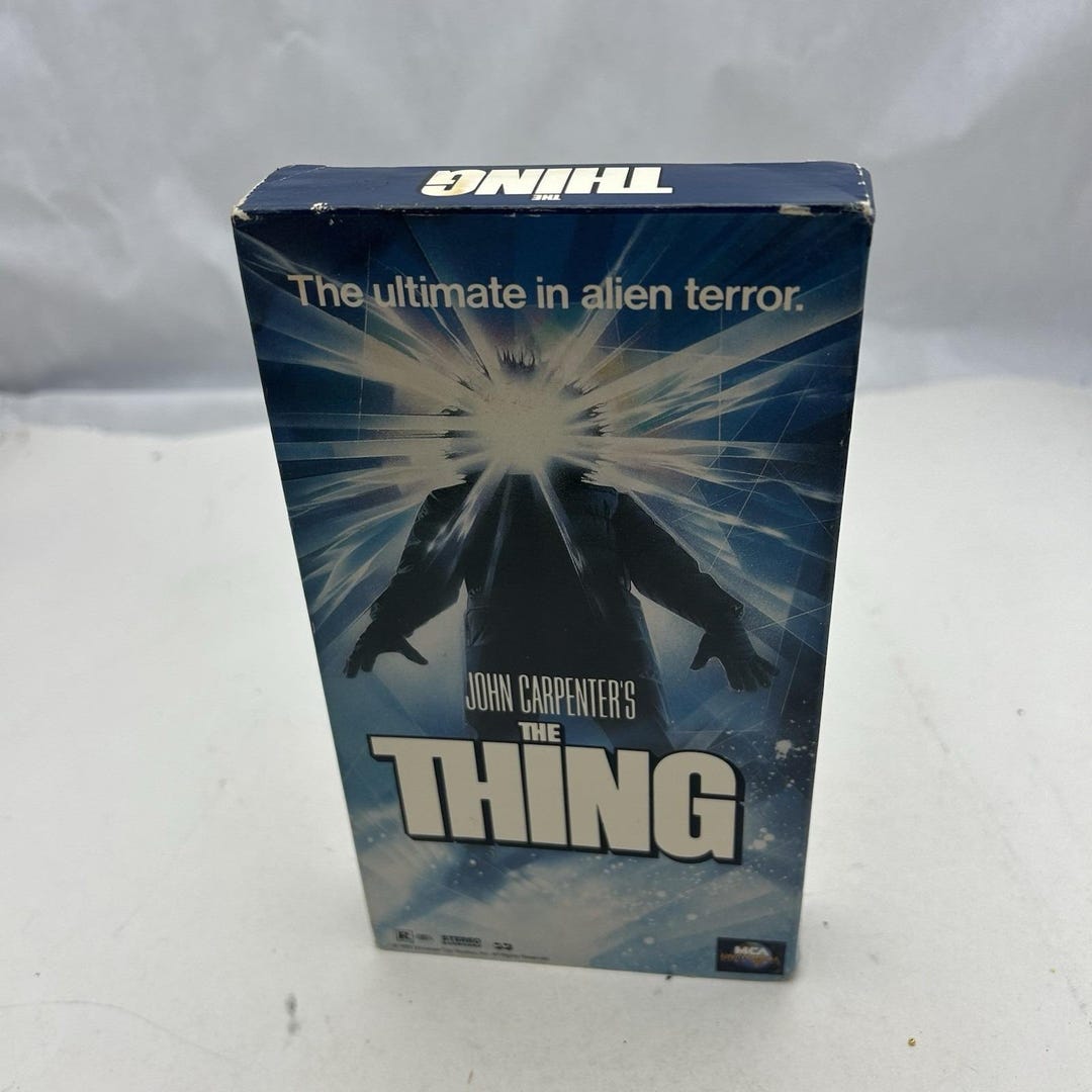 John Carpenter's the Thing (VHS, 1982) 1996 Release - Kurt Russell, Rob ...