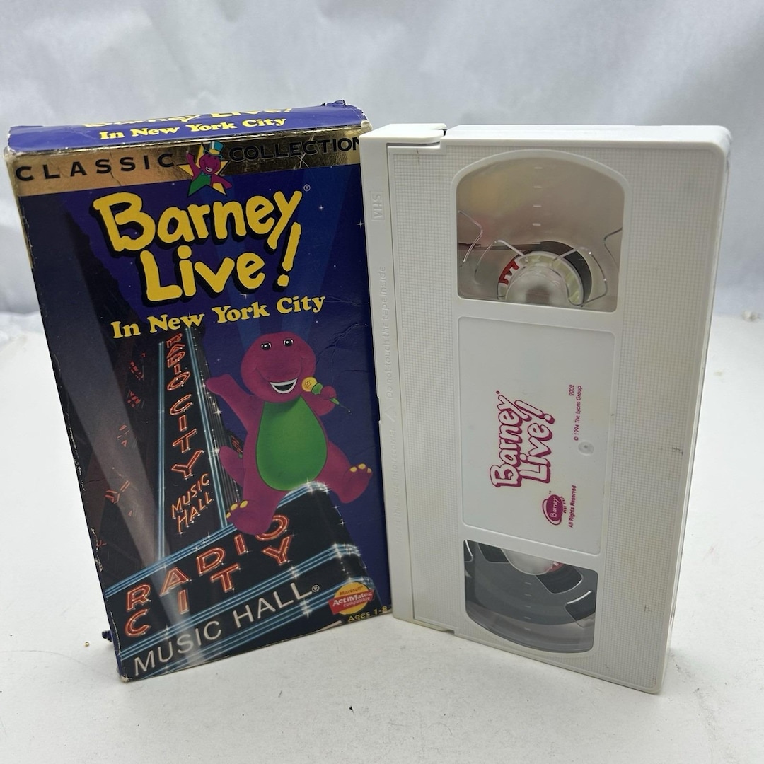 Barney Live in Net York City Vhs Movie - Etsy