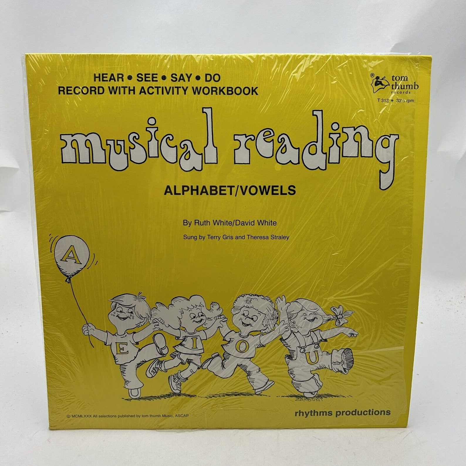 Musical Reading Alphabet Vowels by Ruth White David White Vinyl Tom ...