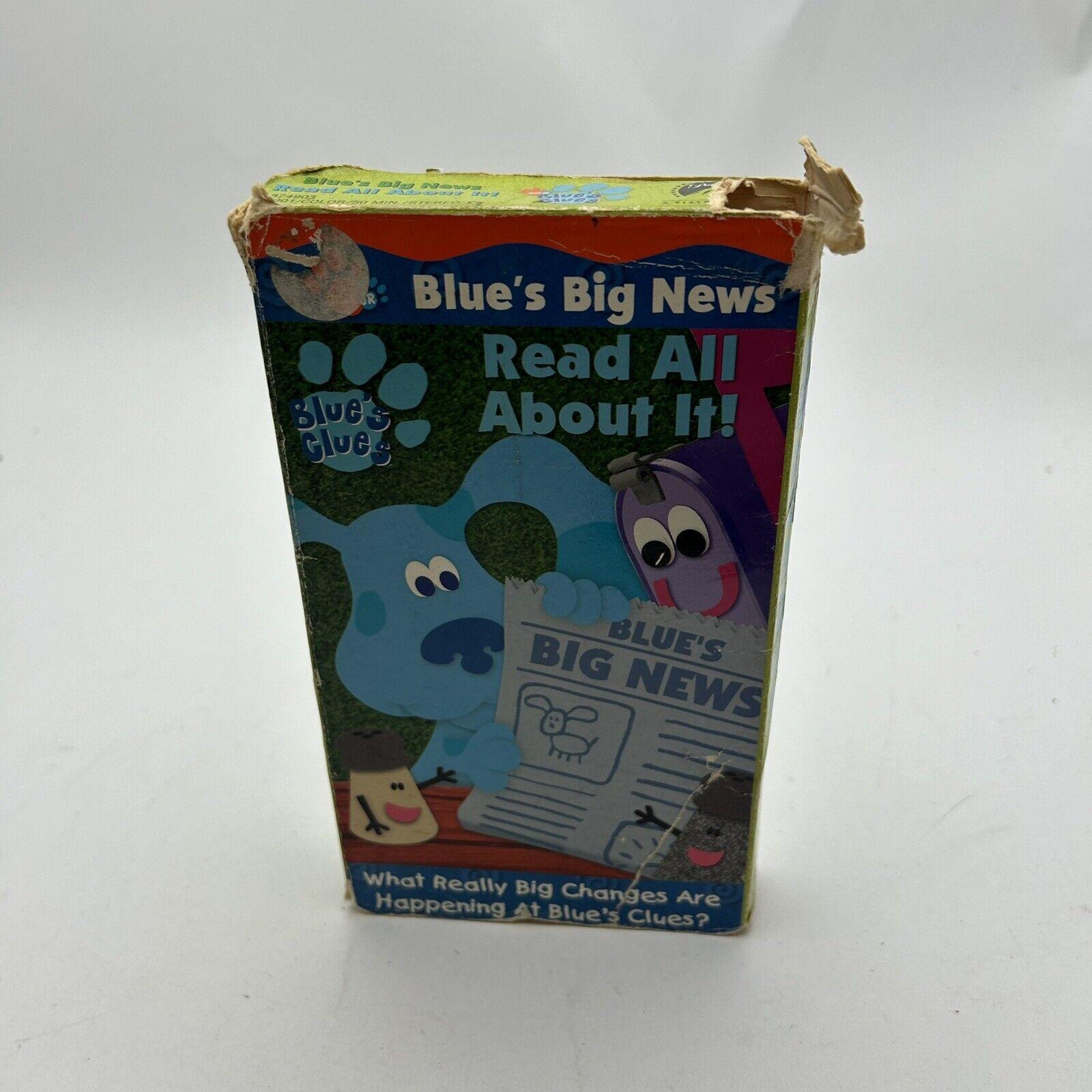 Blue's Clues - Blue's Big News - Read All About It! [VHS] - Etsy