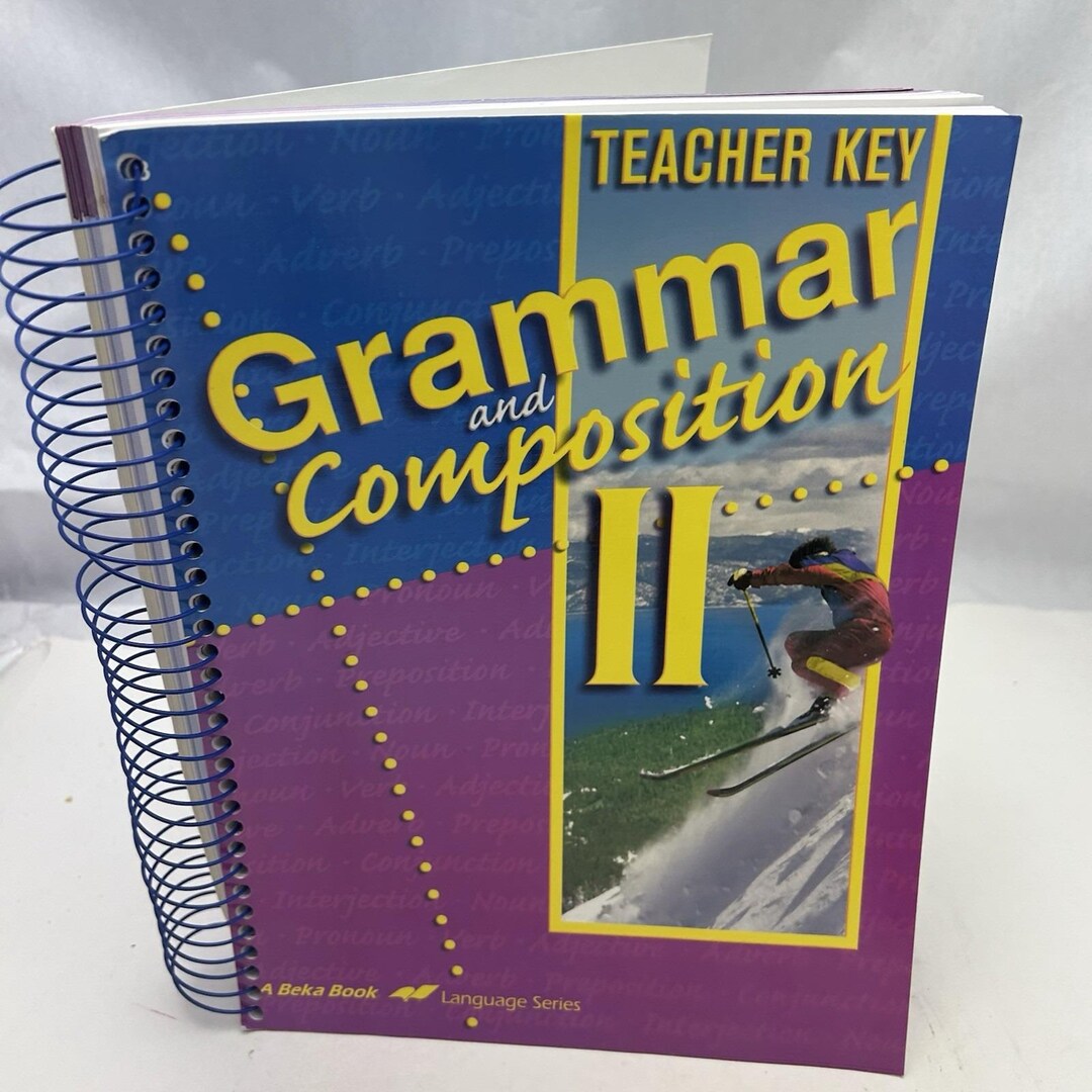 Grammar and Composition II Teacher Key - Etsy