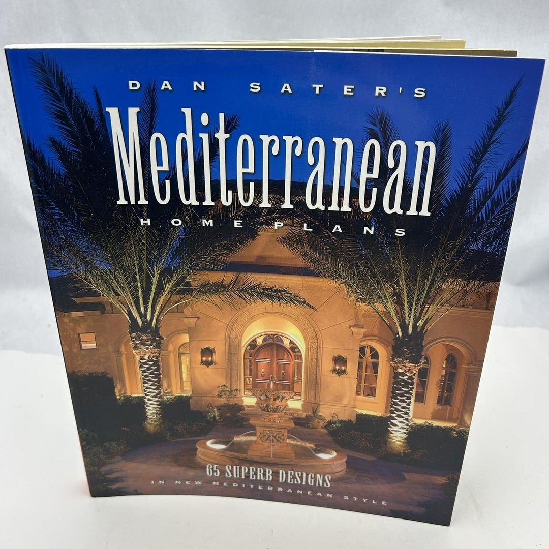 Dan Sater's Mediterranean Home Plans - Etsy