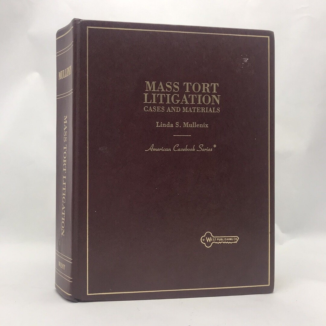 Mass Tort Litigation: Cases and Materials american Casebook Series - Etsy