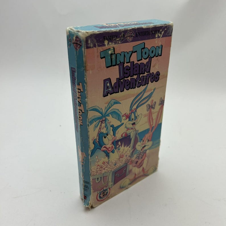 Tiny Toon Island Adventures VHS 1994 Cartoon Movie Video Two Episodes ...