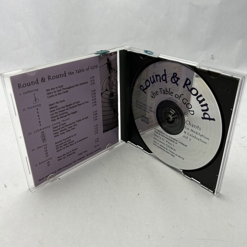 Cd Round & Round, the Tabel of God, Kristopher Lindquist, CHANTS ...