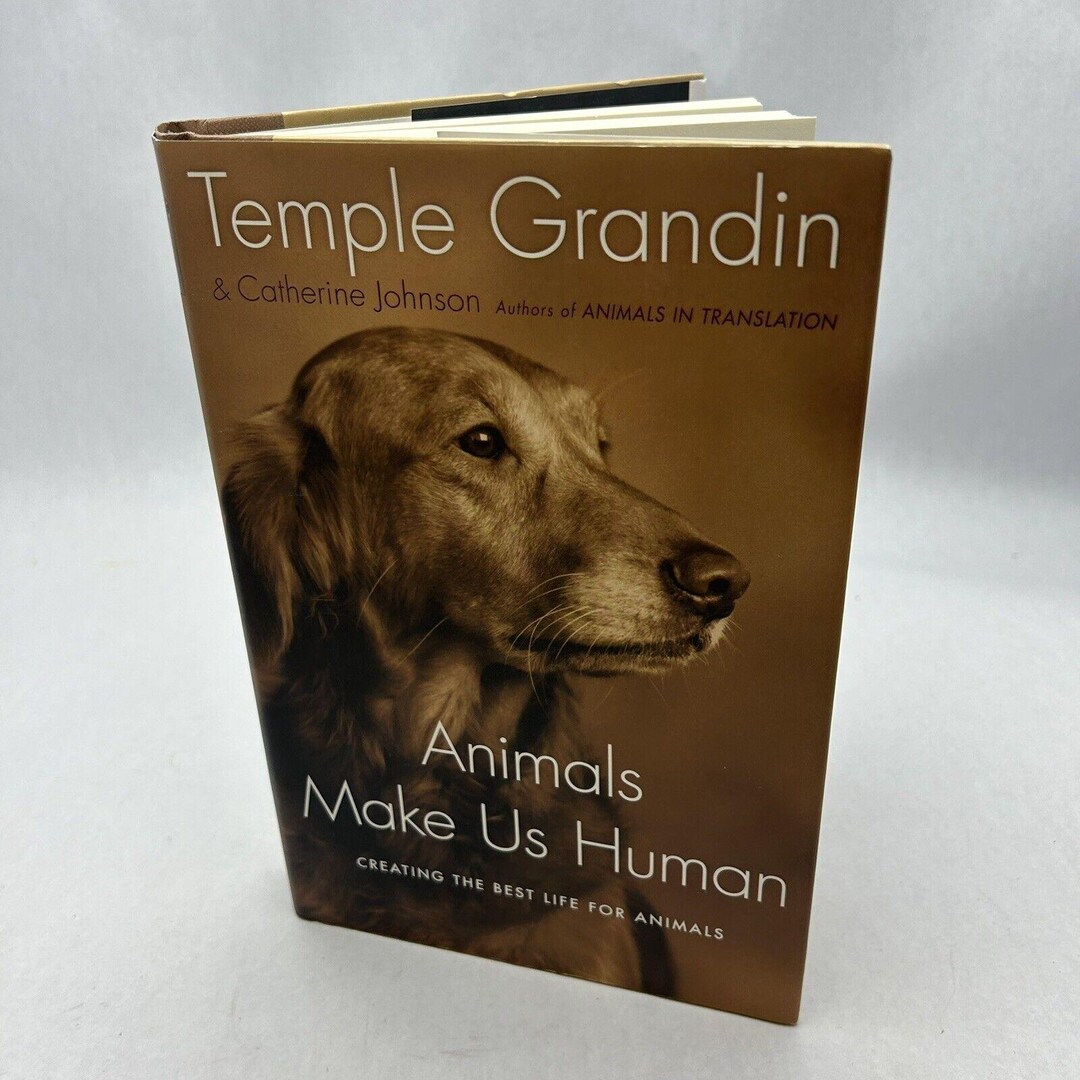Animals Make Us Human Best Life Temple Grandin Catherine Johnson Signed Book HC - Etsy