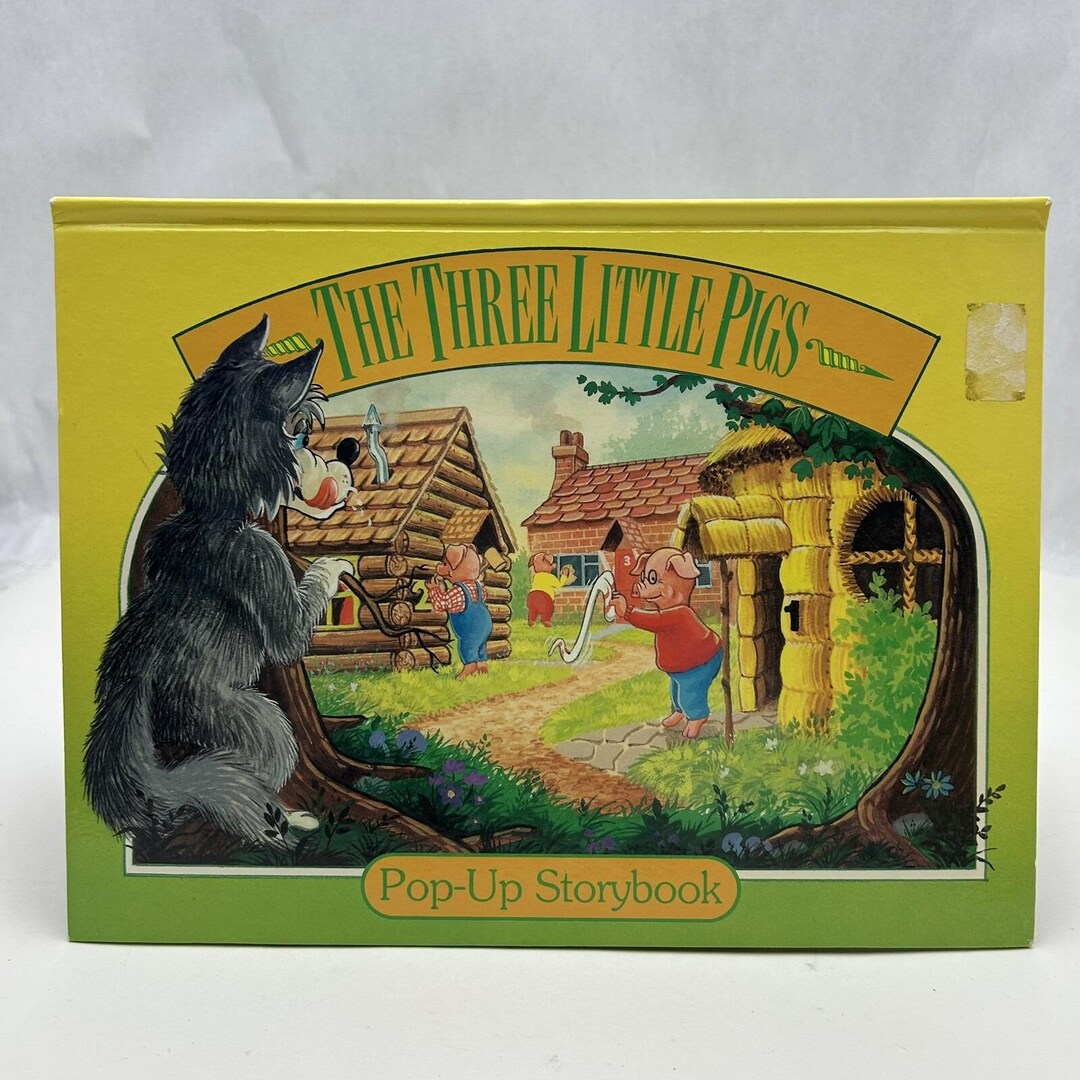 The Three Little Pigs (pop-up Storybook) - Etsy