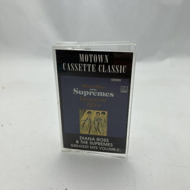 Diana Ross and the Supremes Cassette Tape Greatest Hits Volume 1 - Etsy