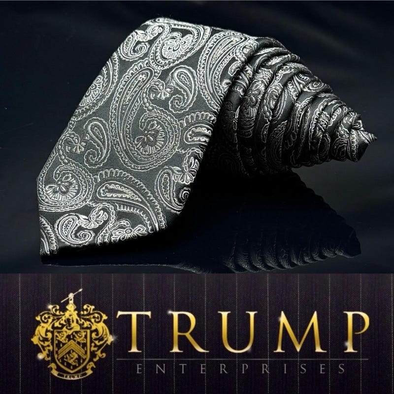 Trump Signature Tie - Etsy