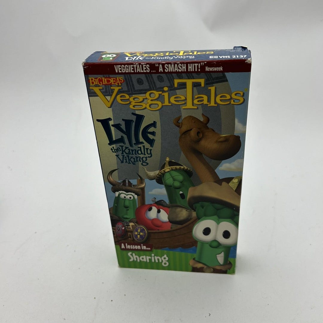 Veggietales - Lyle the Kindly Viking (VHS, 2001) - Etsy