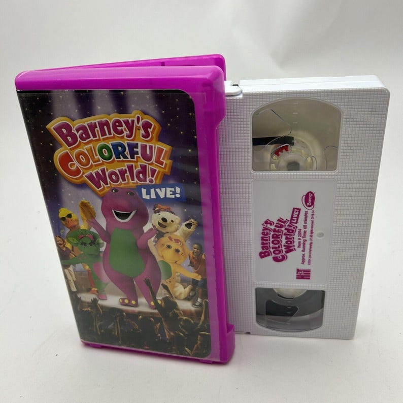 Barney's Colorful World: Live [VHS] [vhstape] [2004] - Etsy