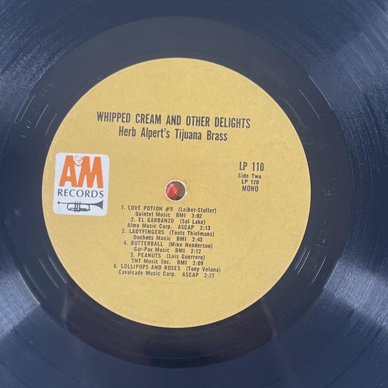 Herb Alpert the Tijuana Brass Whipped Cream Other Delights - Etsy