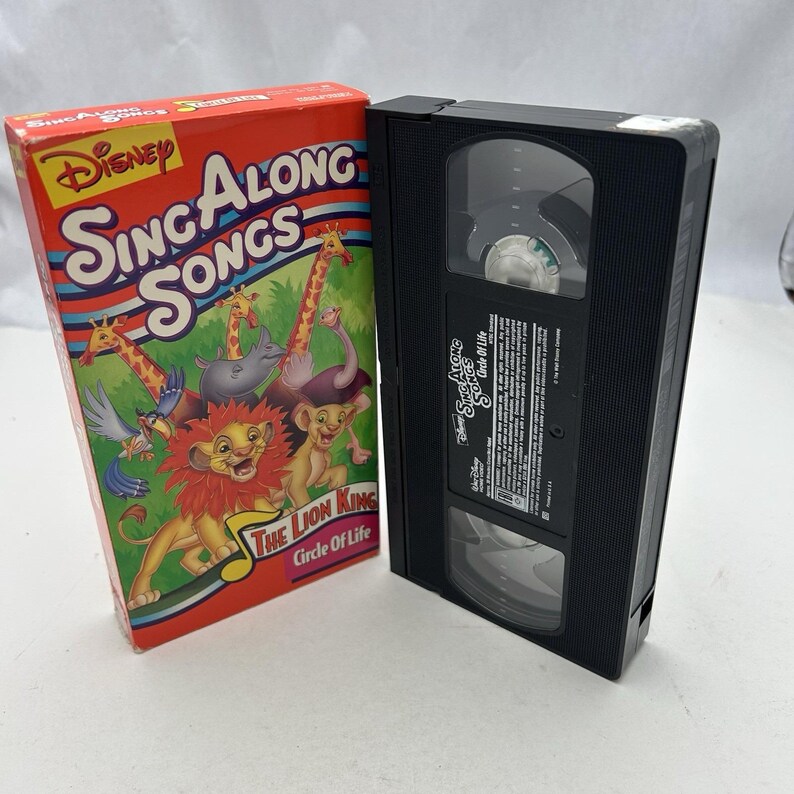 Disney Sing Along Songs Lion King Circle of Life VHS Video - Etsy