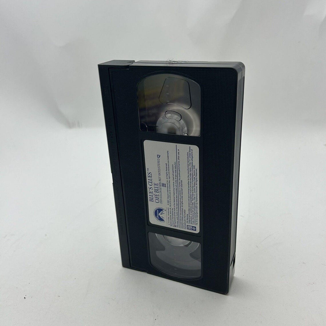 Blues Clues Cafe Blue VHS 2001 Nickelodeon Math Restaurant Vocabulary ...