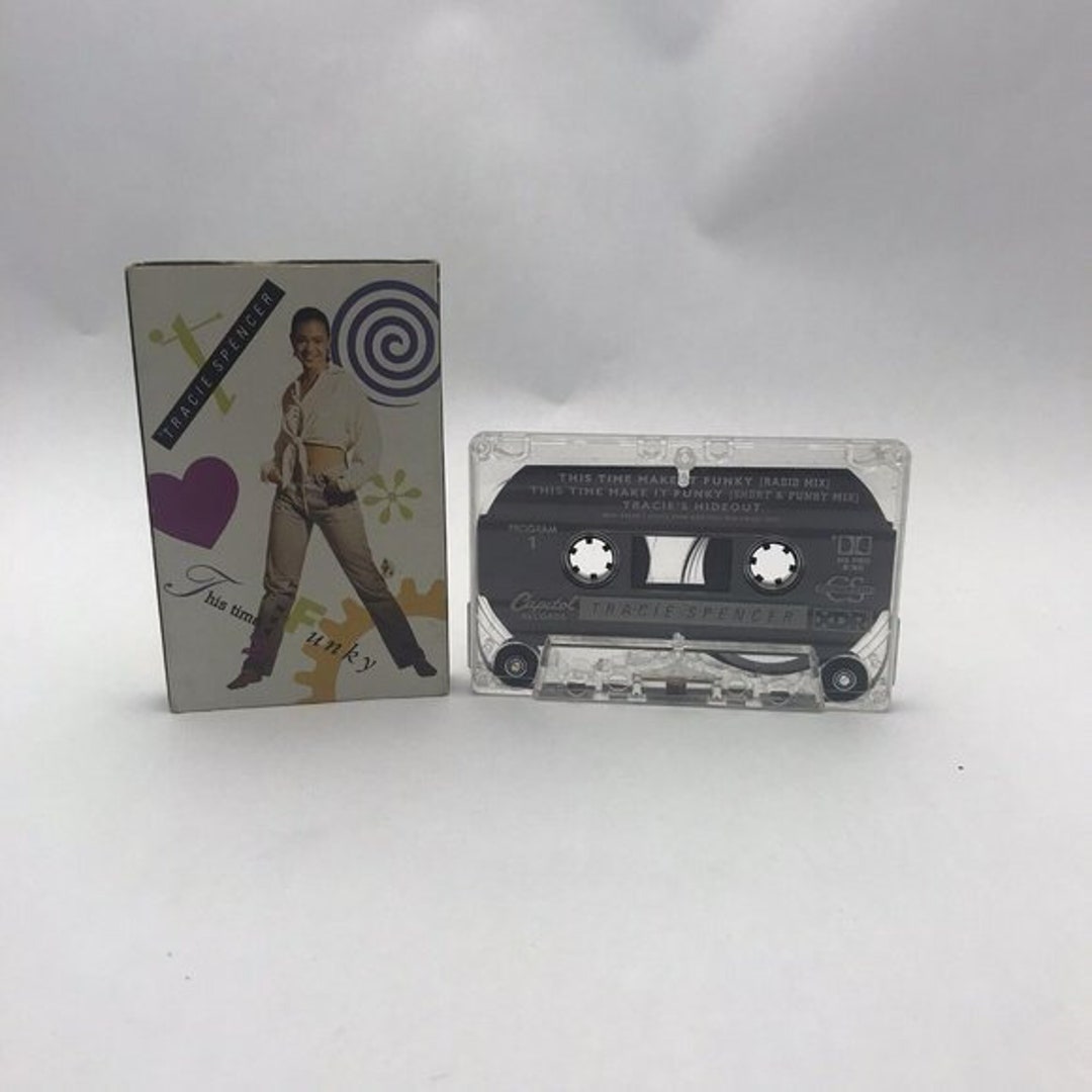 Tracie Spencer Cassette This Time Make It Funky 1990 - Etsy
