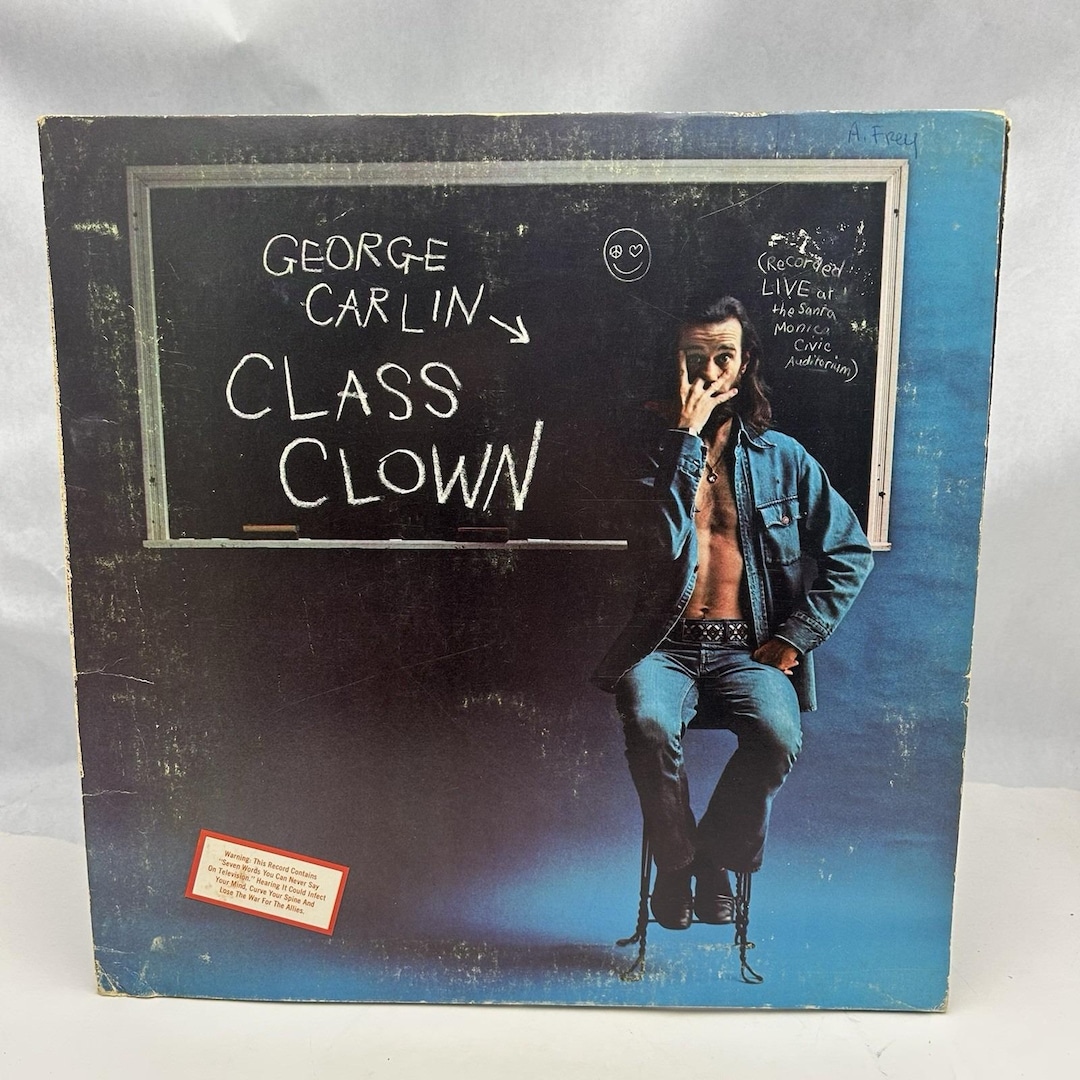 George Carlin Class Clown Comedy Album 1972 Little David Records Stand ...