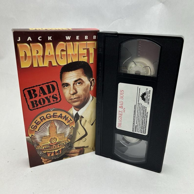 Dragnet-bad Boys VHS - Etsy