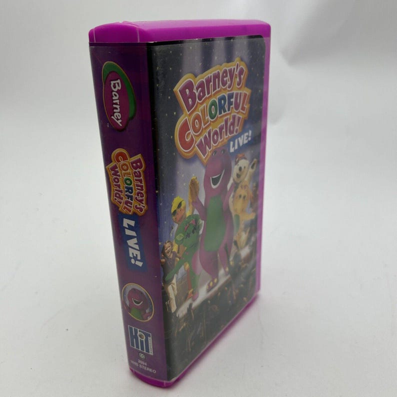 Barney's Colorful World: Live [VHS] [vhstape] [2004] - Etsy