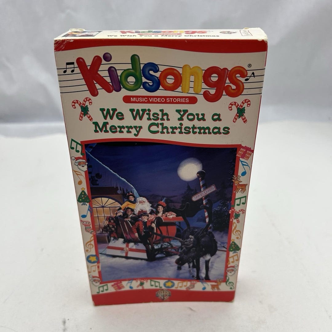 Kidsongs -we Wish You a Merry Christmas (VHS, 1992) - RARE Vintage VHS ...