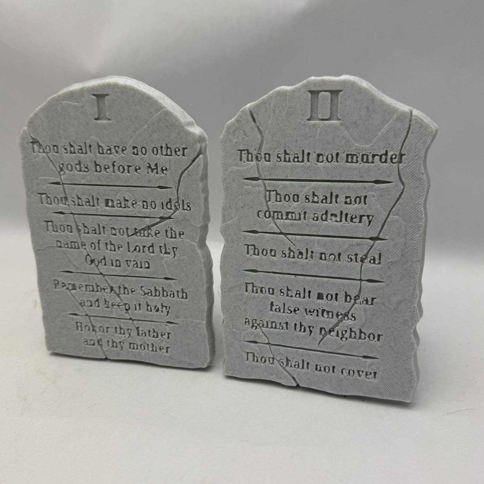 Church 10 Commandments Tablets - 3d Printed, 6x4 Inches - Etsy