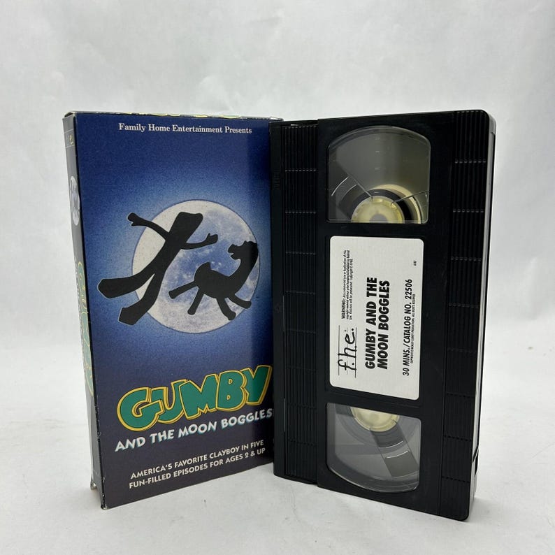 Gumby:moon Boggles 1956 VHS RARE - Etsy
