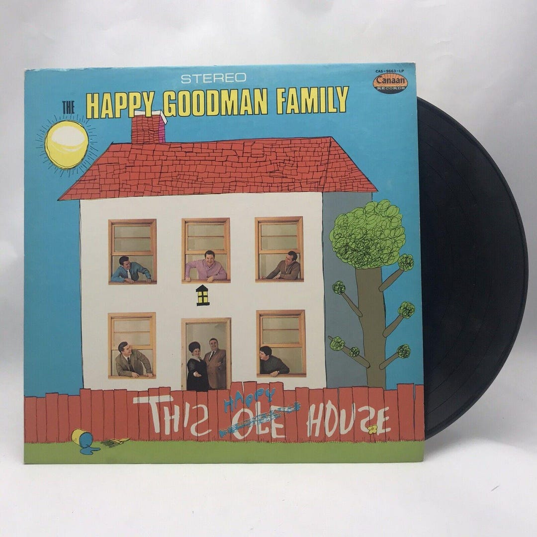 The Happy Goodman Family - This Happy House LP 1970 Canaan - Etsy