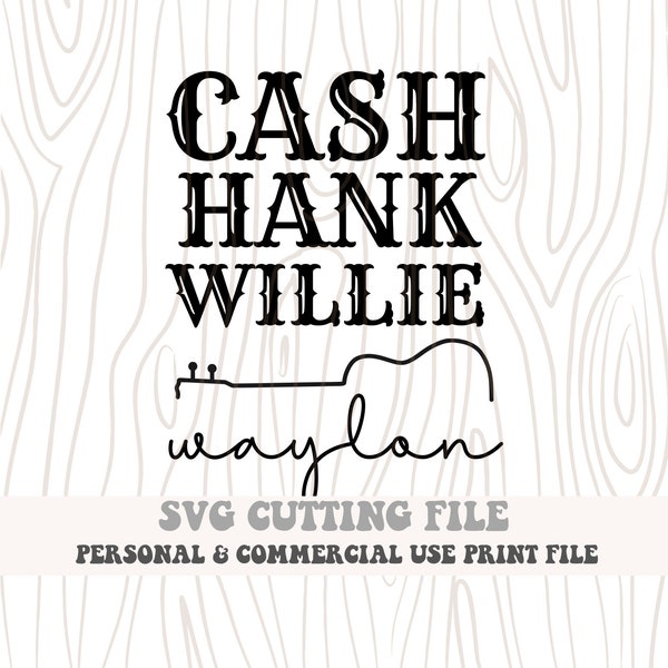 Waylon Svg - Etsy