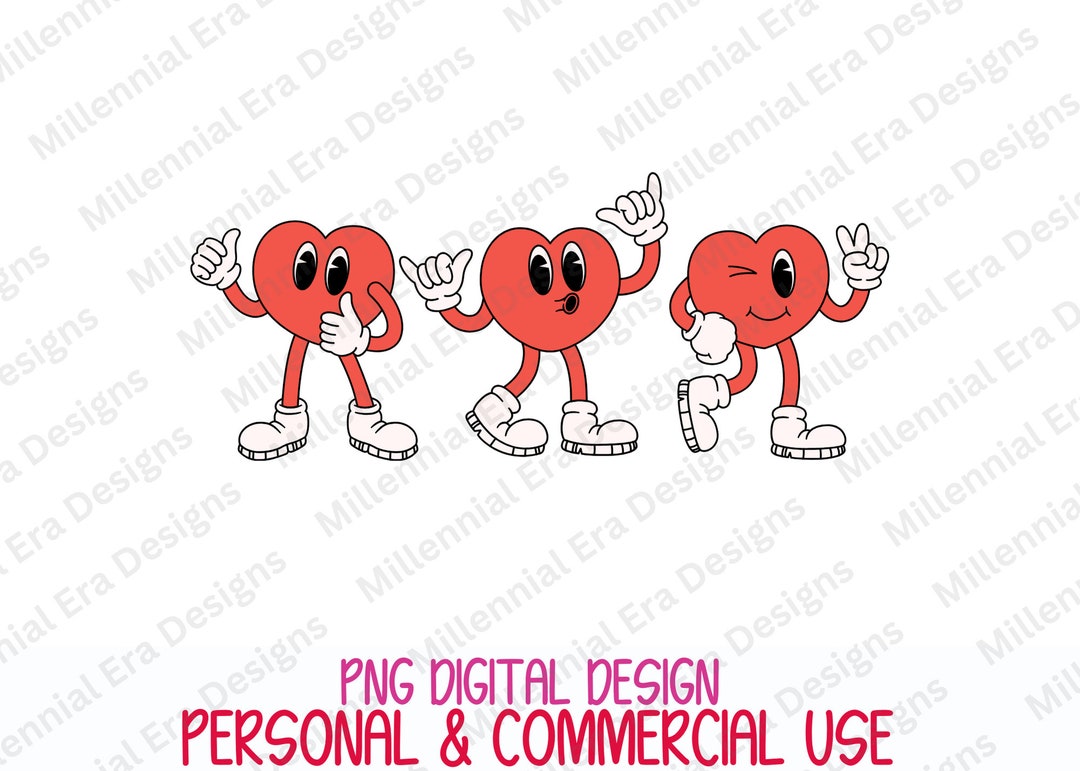 Silly Hearts PNG, Valentine's Day PNG, Happy Valentine's Day, Kids ...