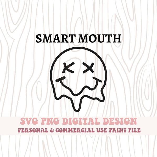 Smart Mouth Svg - Etsy
