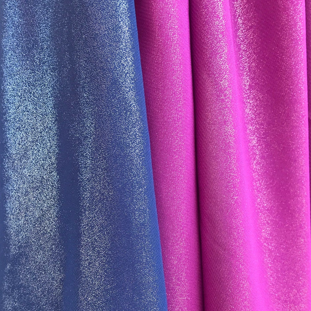 Evening Dress Chiffon Fabric With Glitter; Lightweight Fabric ...