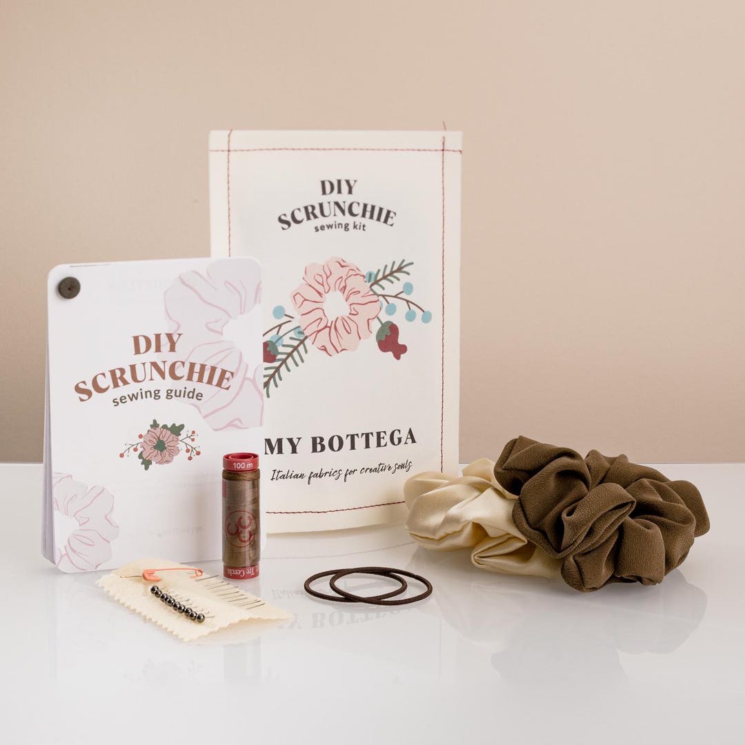 Silk Scrunchie DIY Kit – Handmade Hair Accessories | Sustainable ...