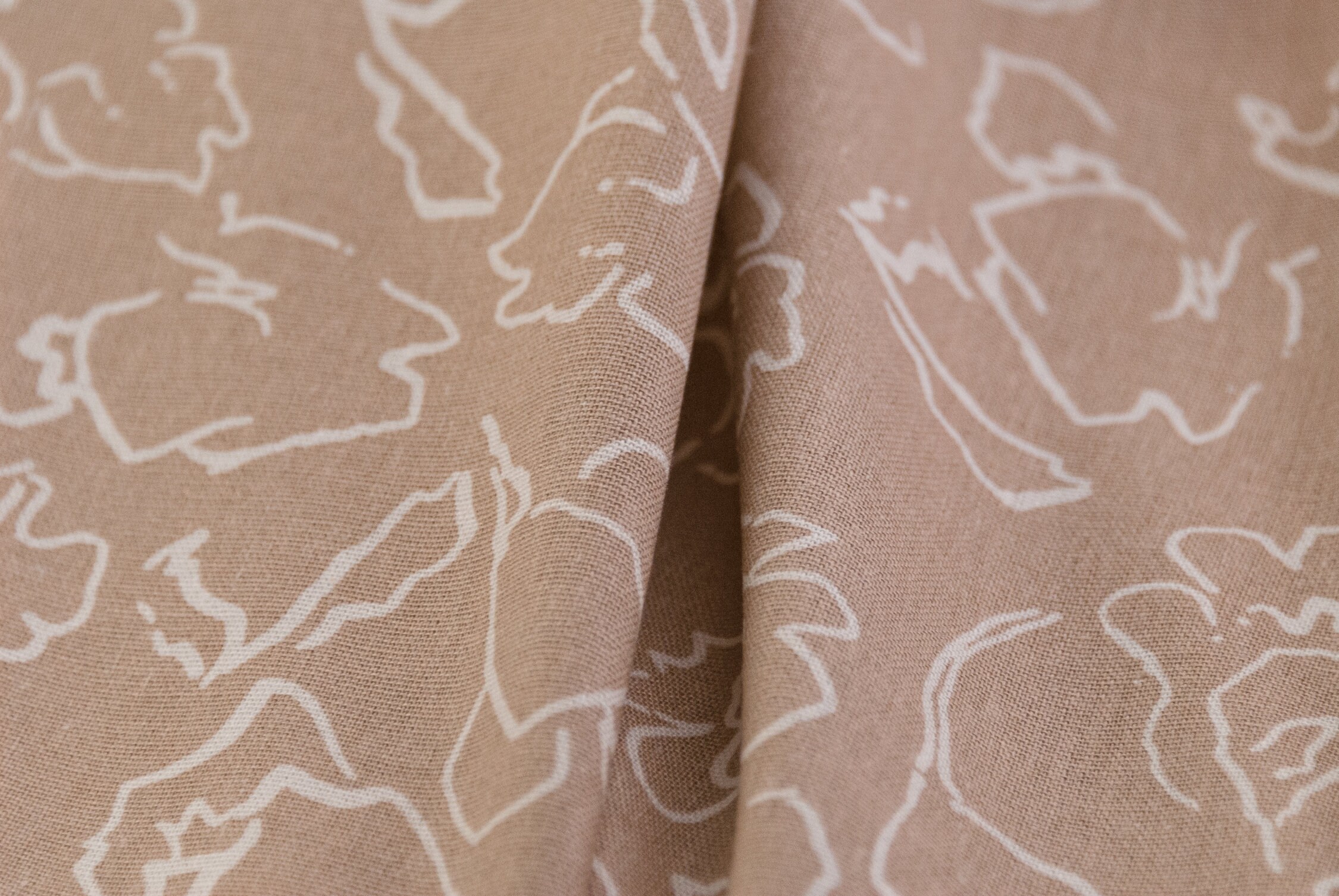 Floral Drapery Fabric Cottage Style; Floral Canvas Fabric; Viscose ...