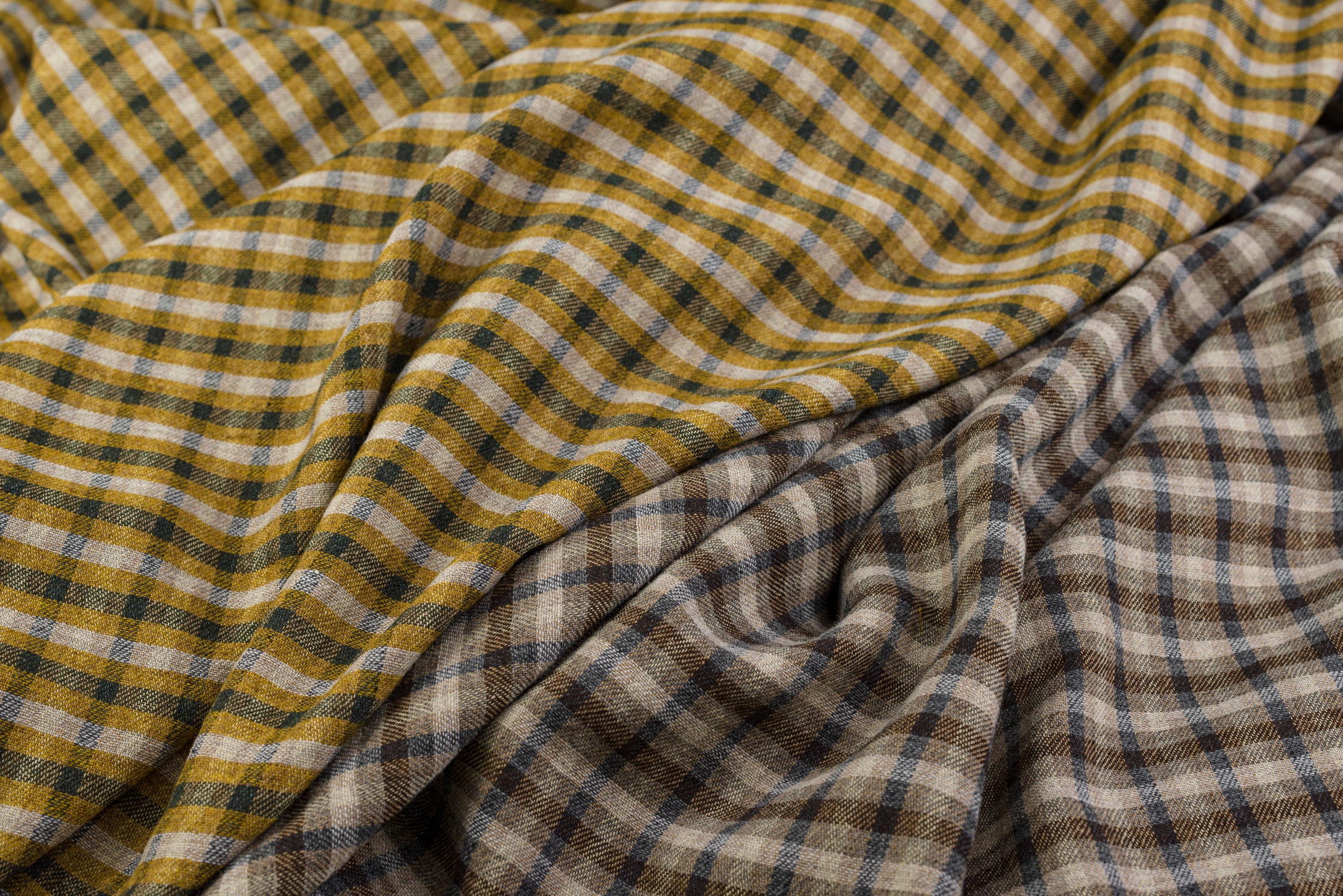 Wool Muslin Check Fabric - Etsy